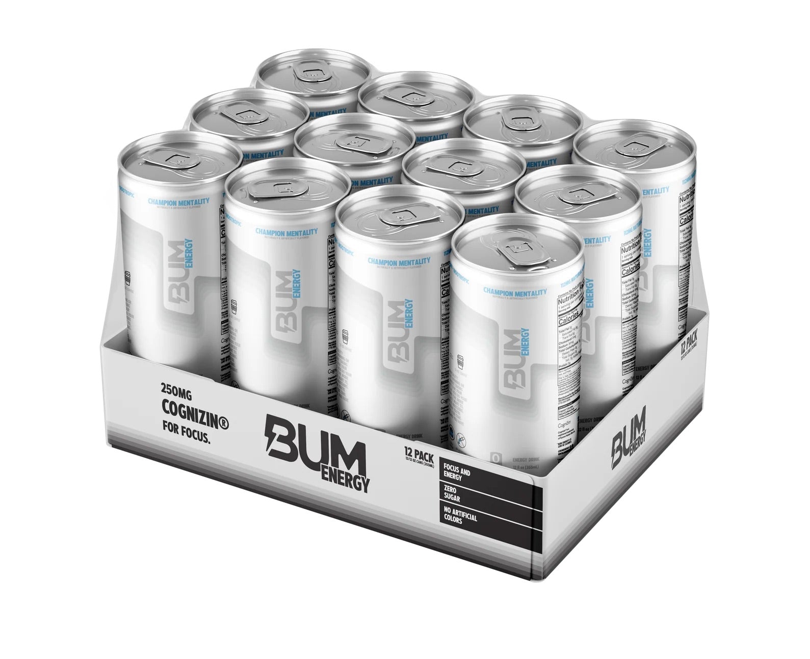 BUM Sugar Free Energy Drink from CBUM and Raw Nutrition – Nutrition Faktory