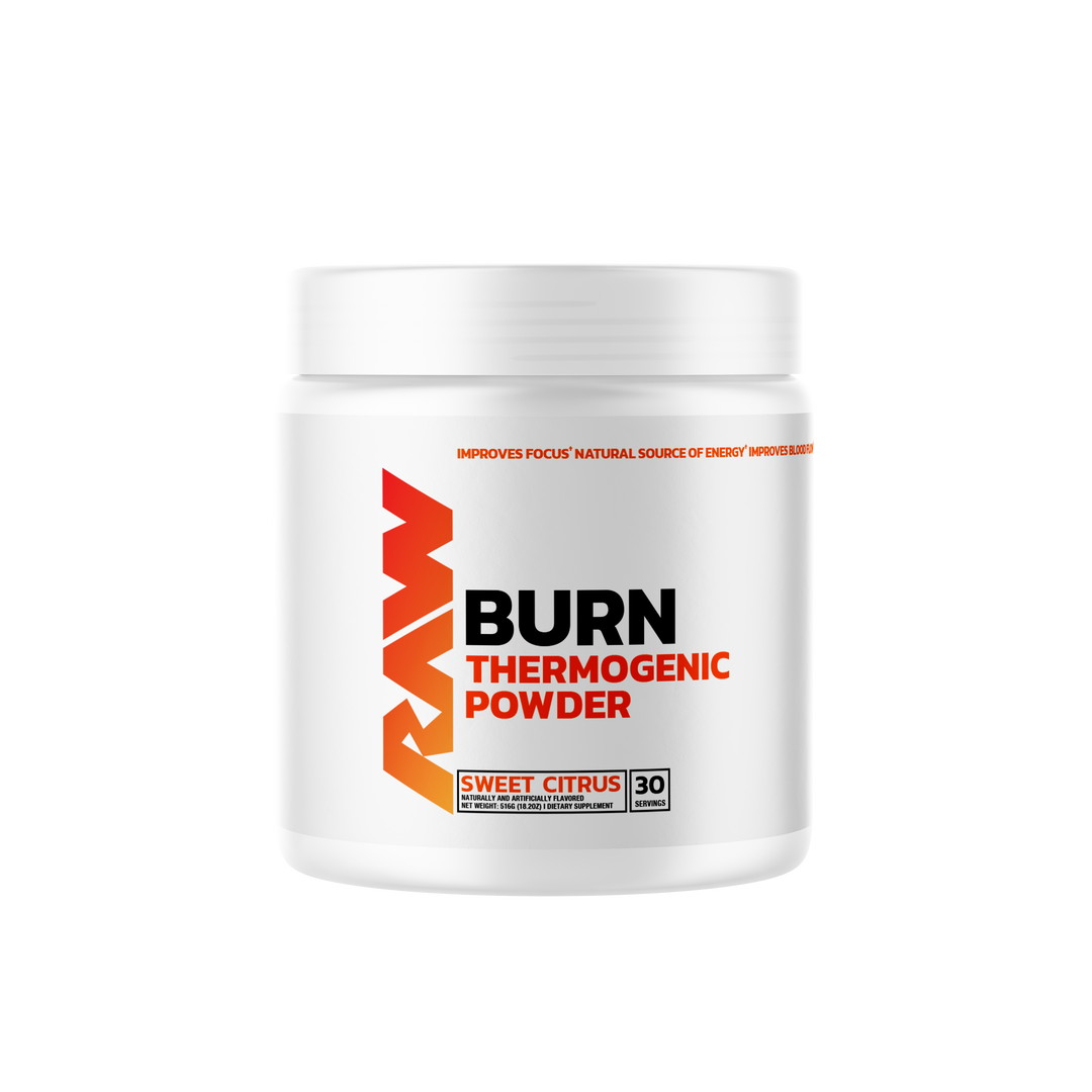Raw Burn Thermogenic Powder 30srv | Raw Nutrition – Nutrition Faktory